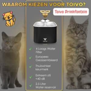 TOIVO Drinkfontein Kat: Een Extreem Gezonde Dorstlesser